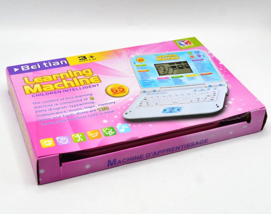 Kids Learning Machine Smart English Laptop – 65 Functions – InamToys.pk